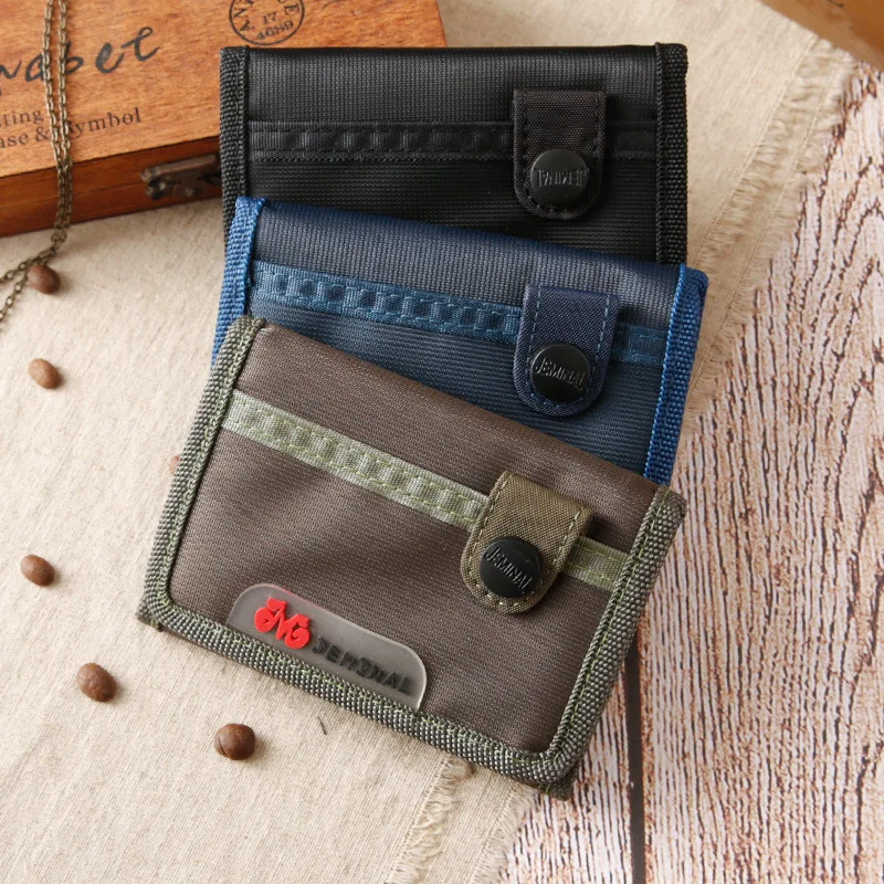 Wallets Purse Canvas Men | Wallet Fabric Men Canvas | Canvas Wallet ...