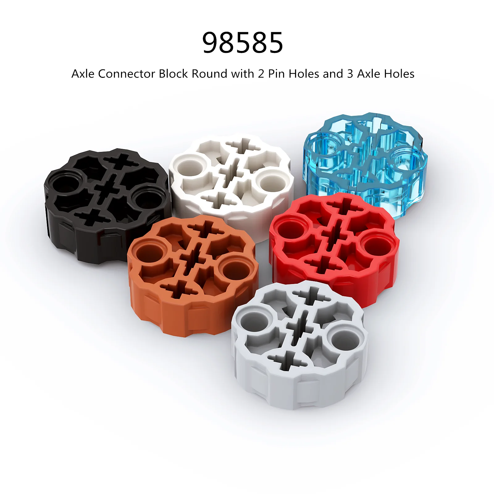 1-Pcs-Buildings-Blocks-98585-Axle-Connector-Block-Round-with-2-Pin ...