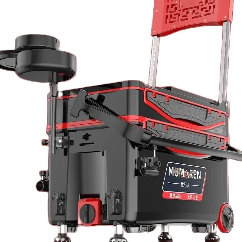 Double Floors 36 Liters Multifunctional Foldable Backrest Fishing ...