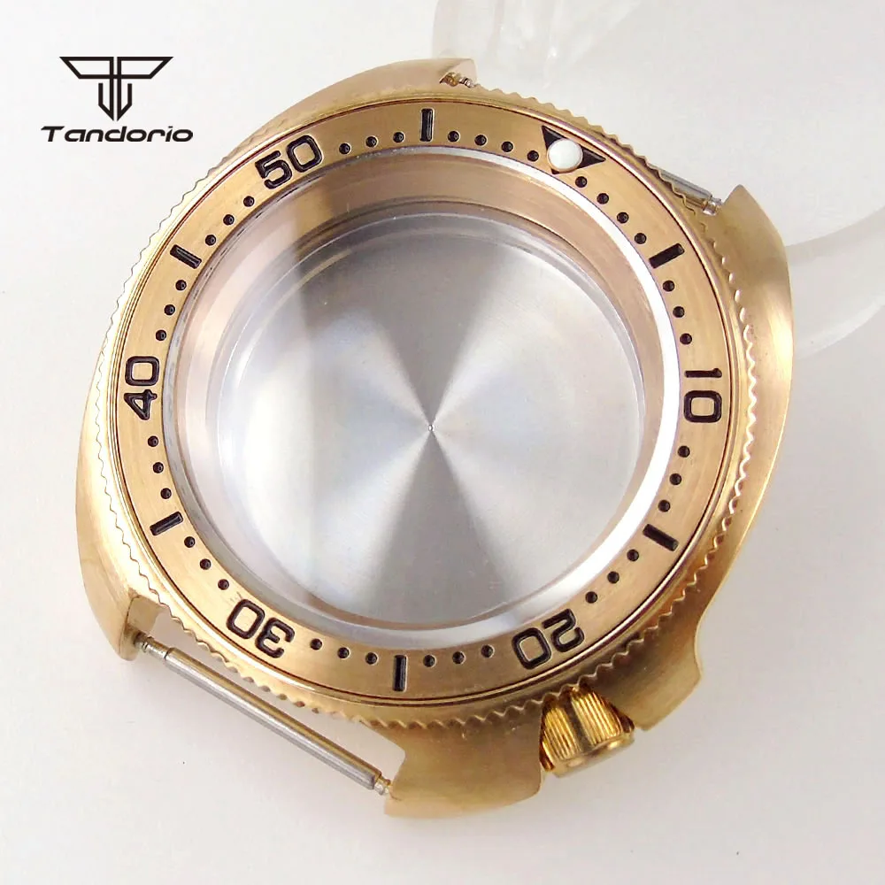 Cusn8 Solid Bronze 200M 44mm Men's Dive Watch Case Sapphire Glass ...