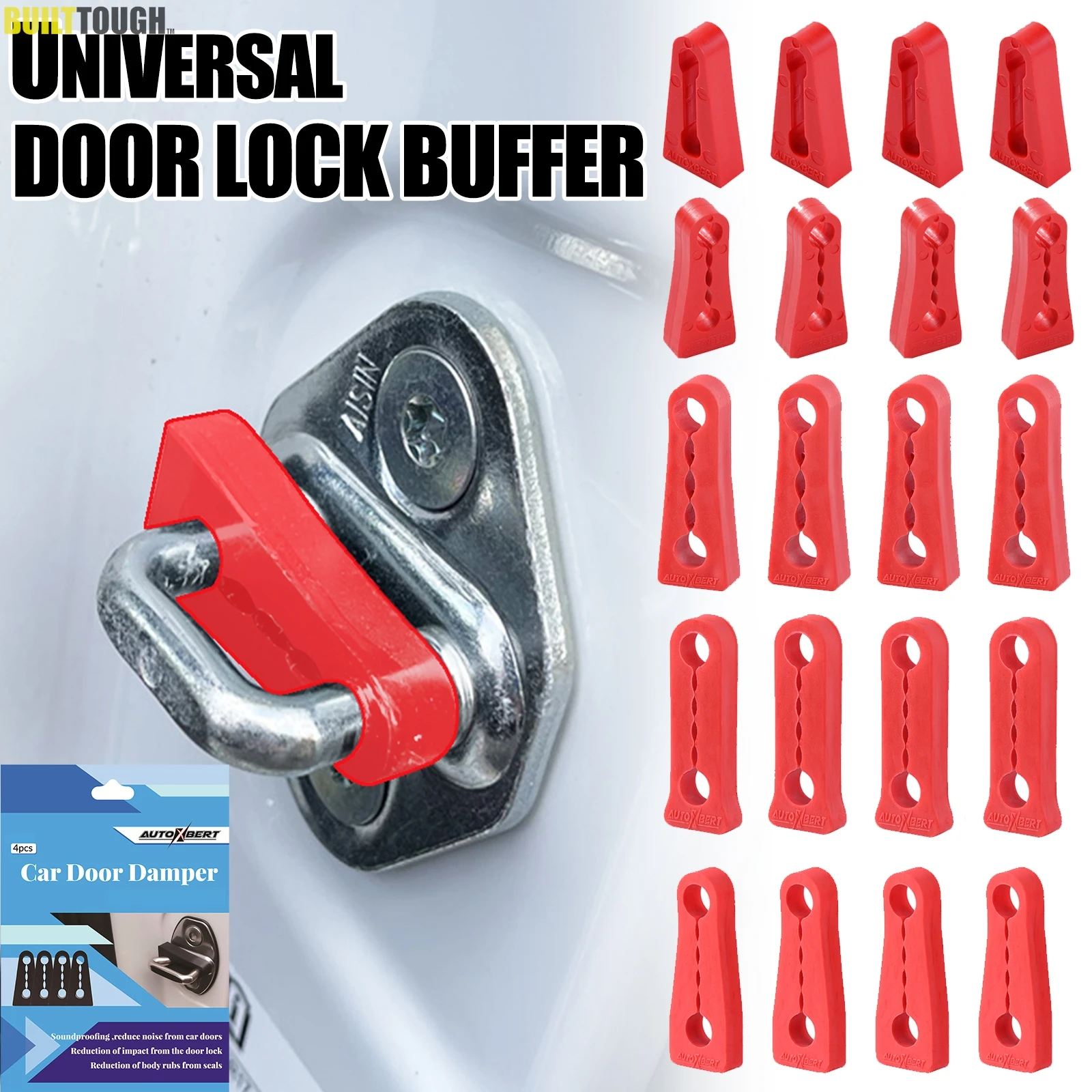 Universal-Car-Door-Damper-For-Toyota-Nissan-VW-Seat-Skoda-Honda-Lock ...