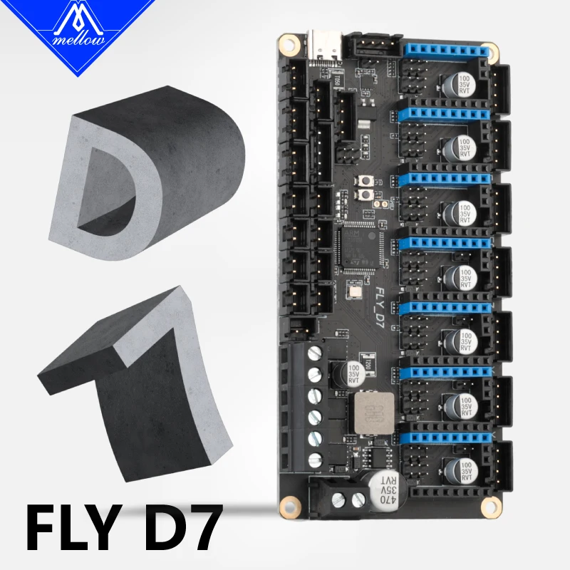 Mellow-FLY-D7-V1-0-Board-7-Axis-32Bit-Klipper-Firmware-TMC2209-UART-3D ...