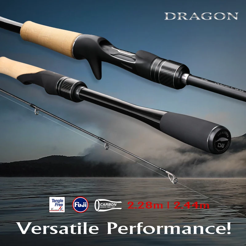 TSURINOYA-DRAGON-Fishing-Rod-2-28m-2-44m-M-ML-5-25g-Long-Casting ...