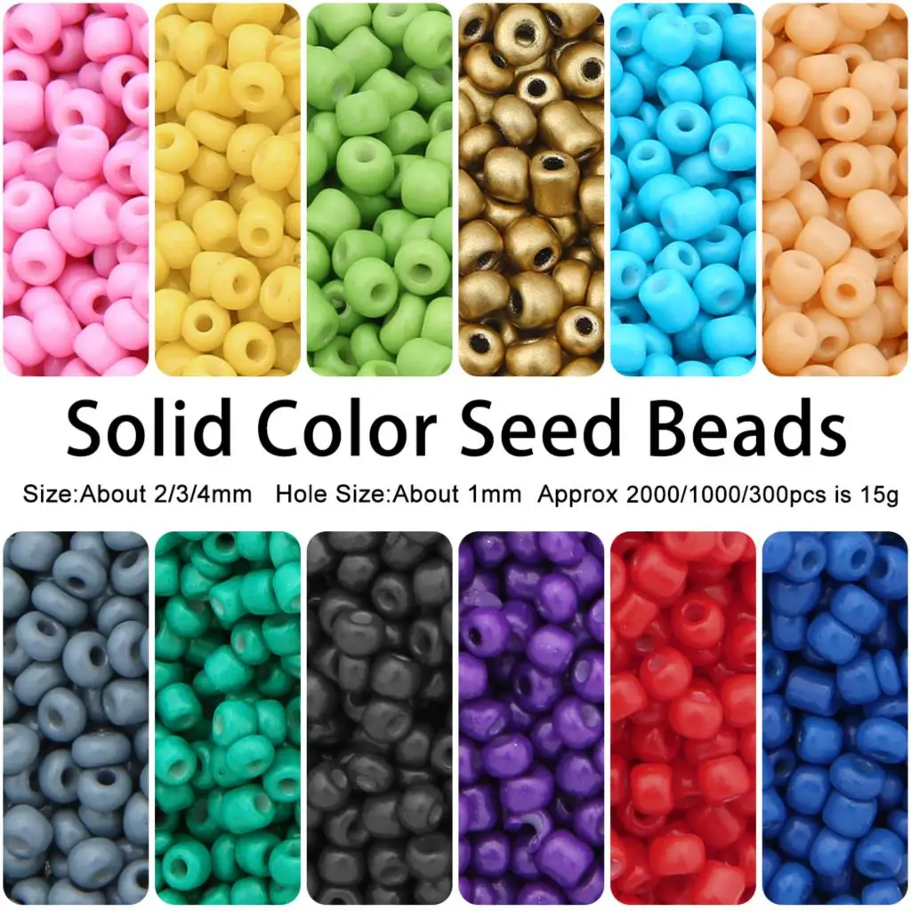 2mm-3mm-4mm-Wear-Resistant-Solid-Color-Glass-Rice-Beads-Uniform-Paint ...
