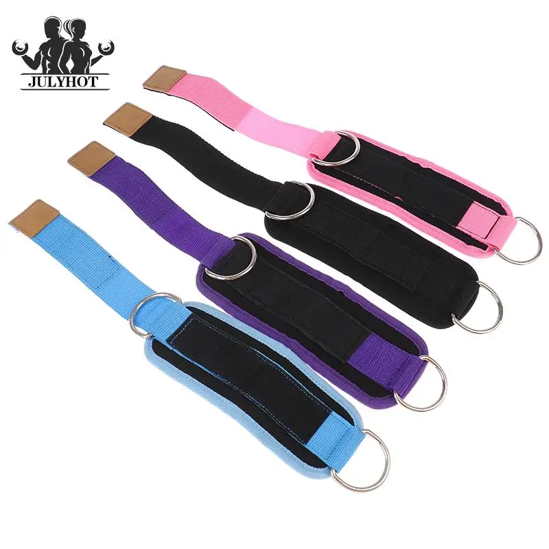 Adjustable-D-Ring-Foot-Support-Cuffs-Leg-Strength-Workouts-Pulley-With ...