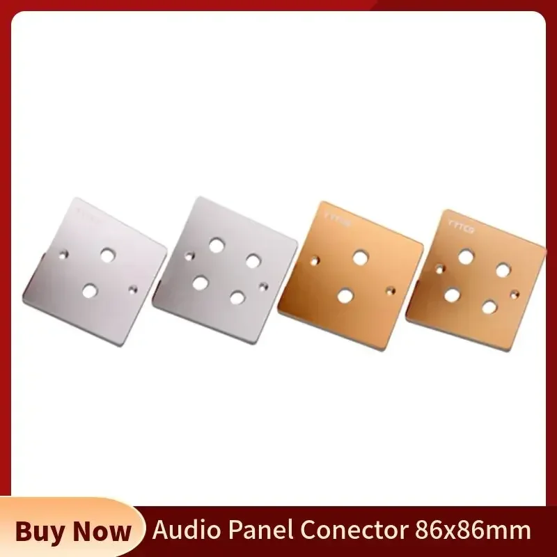 86x86mm-2-4-Digits-Audio-Panel-For-Binding-Post-RCA-Conector-Jack ...