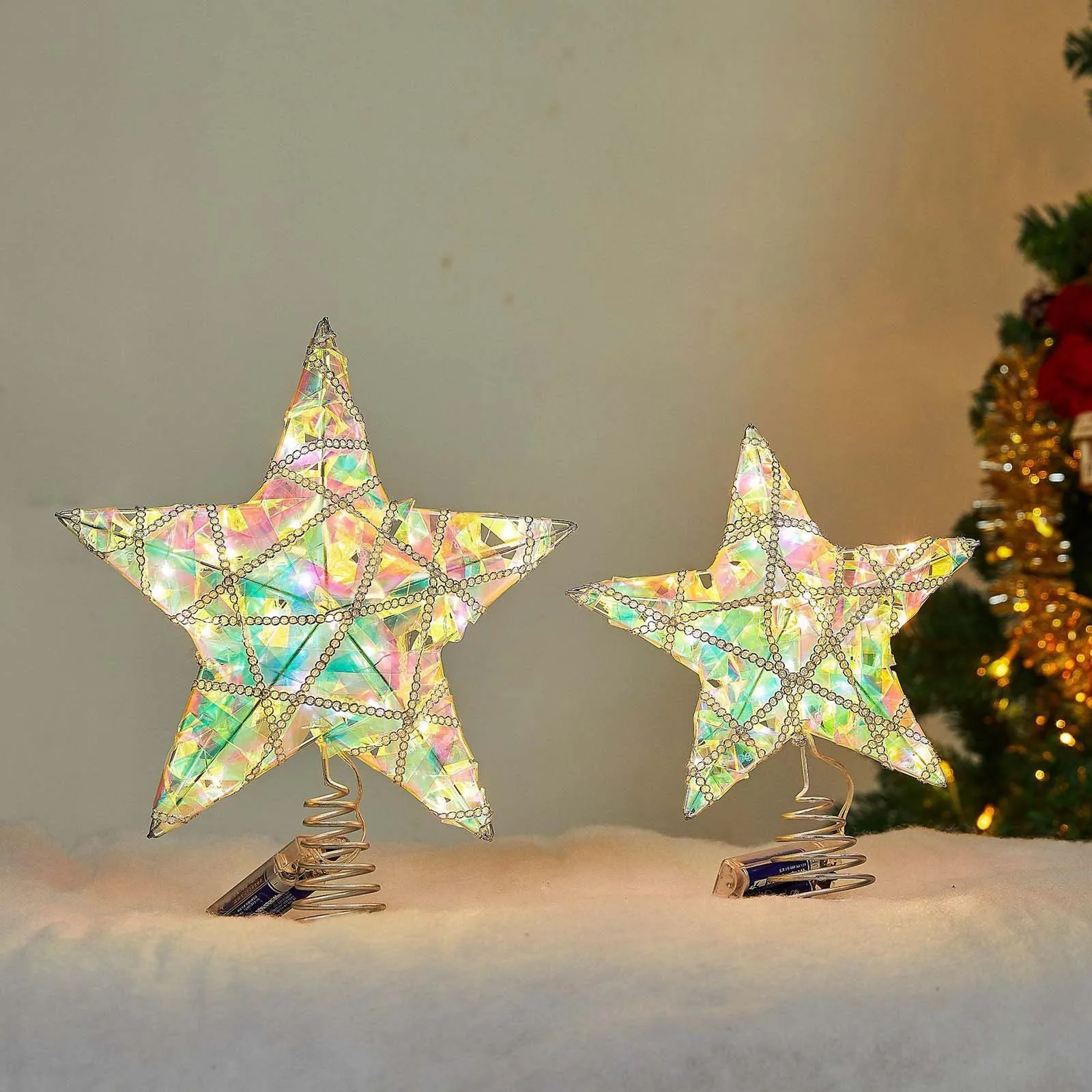 Christmas-Star-Tree-Topper-Lights-LED-Glowing-Five-Pointed-Star-Lamp ...