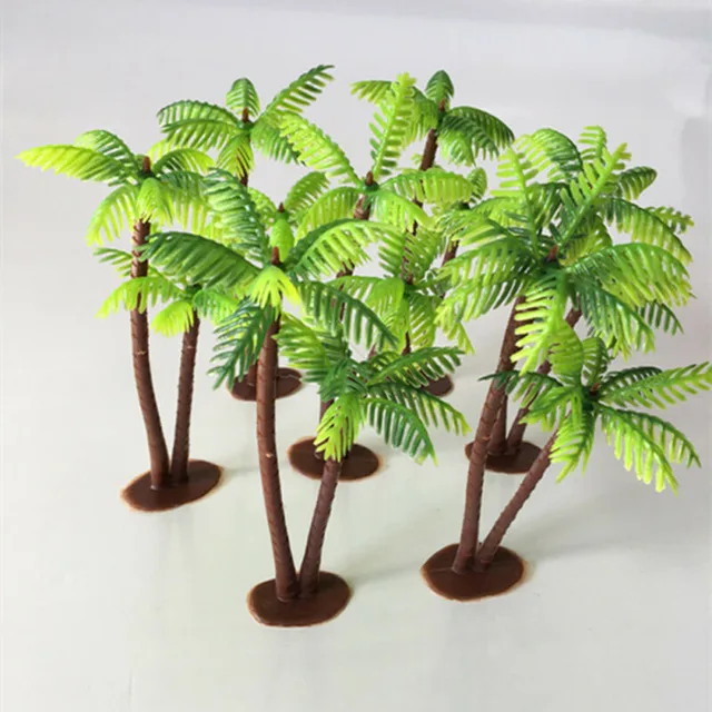 Palmeras En Miniatura Para Terrario Pequeñas Palmera De Plástico