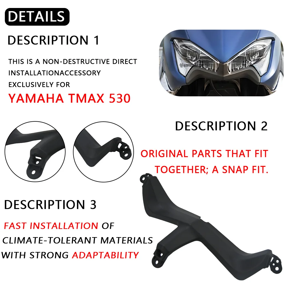 MTKRACING For YAMAHA TMAX 530 2017 2018 2019 Motorcycle Accessories ...