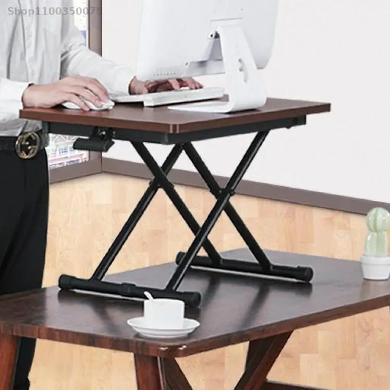Standing-Work-Desktop-Notebook-Lifting-Table-Adjustable-Mobile-Table ...
