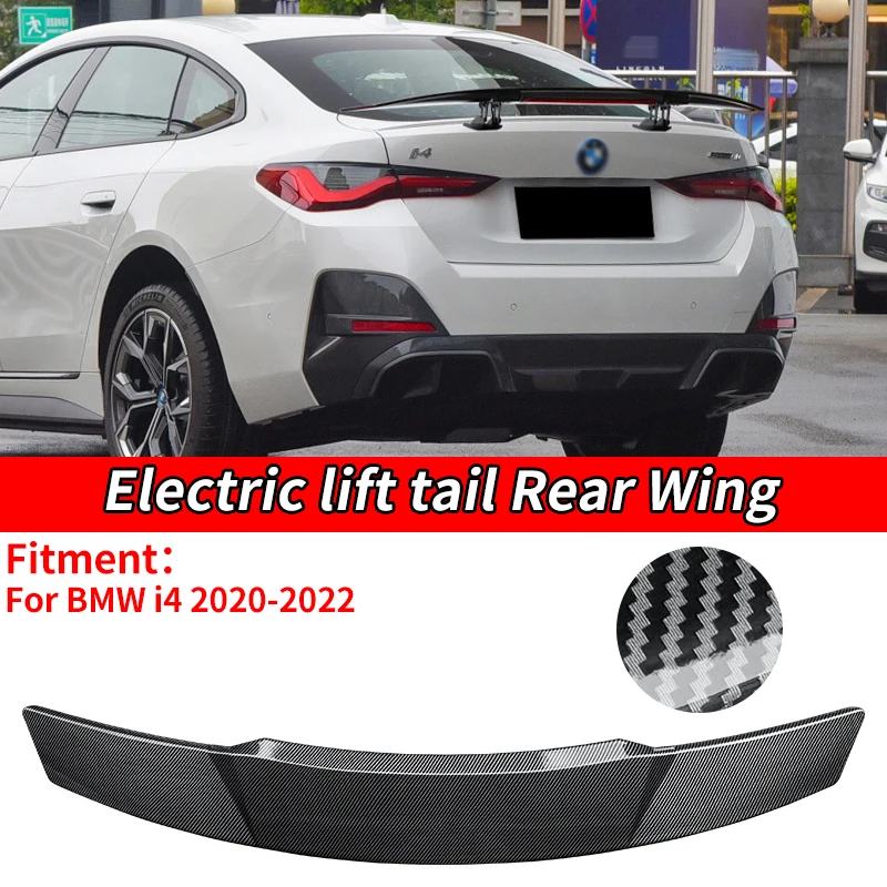 Car-Universal-Electric-Rear-Spoiler-Wing-Trunk-Tail-Remote-Control ...