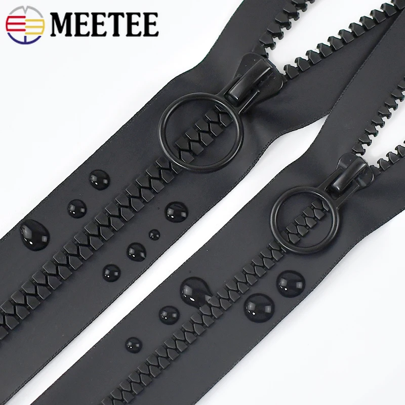 2-5-10M-Meetee-5-8-Waterproof-Resin-Zippers-with-Zipper-Sliders-for ...
