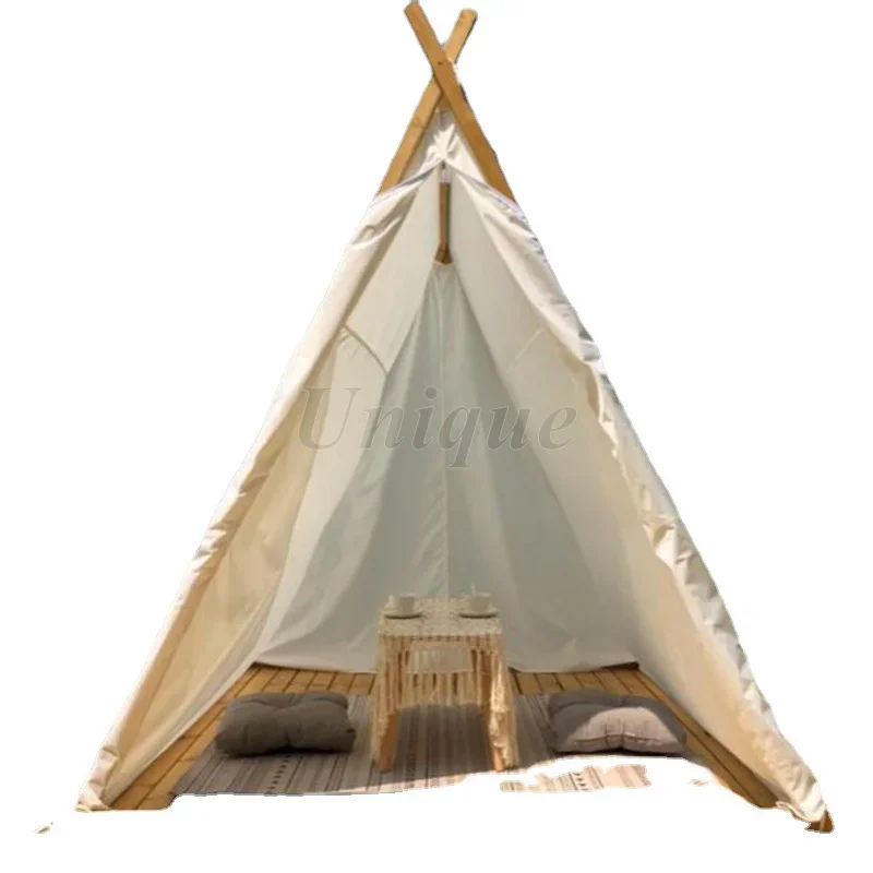 Triangle-Shape-Tipi-Tent-for-Children-Indian-Teepee-Outdoor-Camping ...