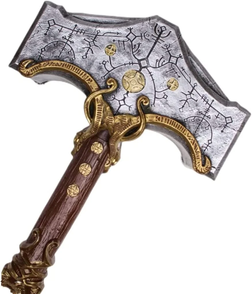 damdos Halloween Cosplay Props God of War Hammer PU Foam Leviathan ...