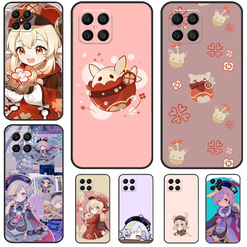 Qiqi Klee Genshin Impact Case For Honor Magic 5 Lite Magic 6 Pro 50 70 ...