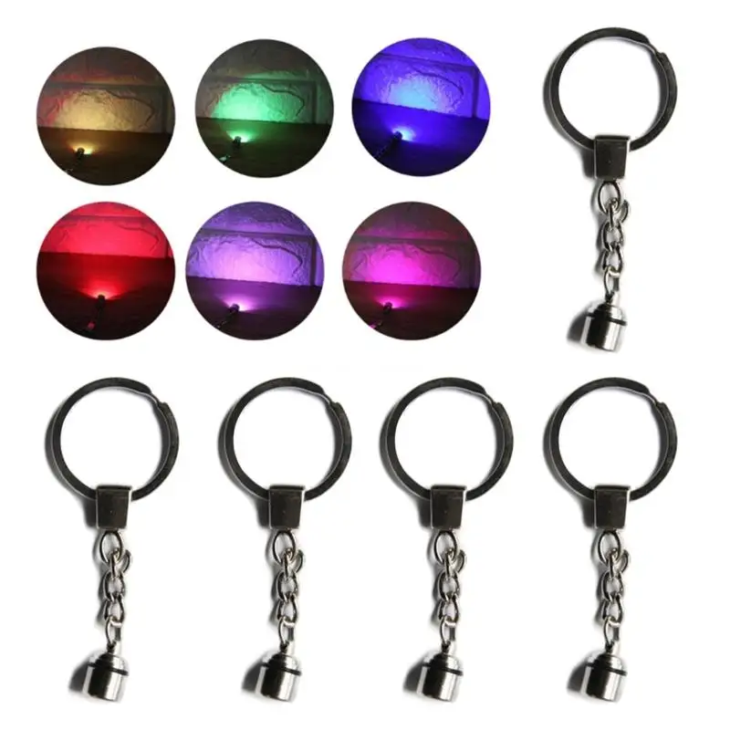 Crystal-Key-Chain-LED-Light-Keychain-Luminated-Keyring-Pendant-DIY ...