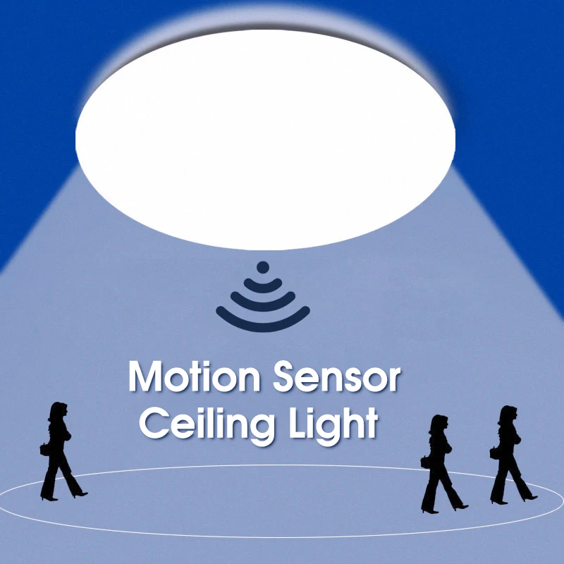 LED-Ceiling-Lamps-Motion-Sensor-Lights-Modern-Ceiling-Light-PIR-85-265v ...
