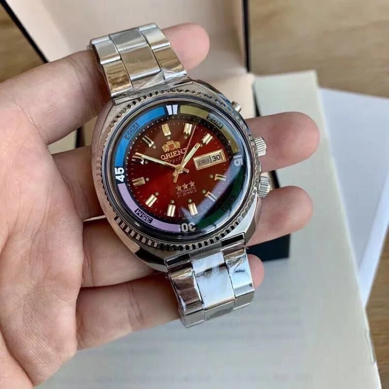 Orient Watch Series Automatic Mechanical Unisex Watch World Time Full ...