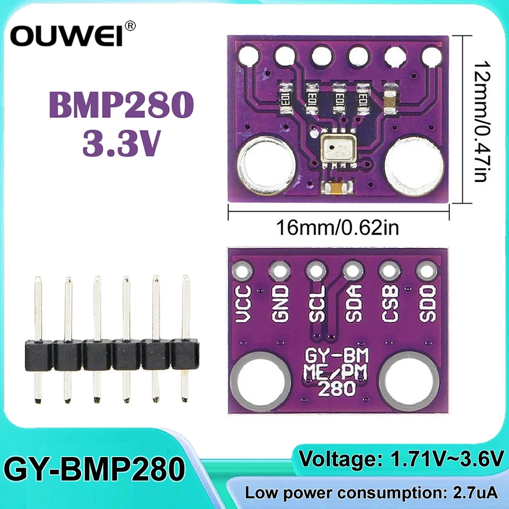 GY-BMP280-3-3V-I2C-SPI-Digital-Sensor-Temperature-Barometric-Air-High ...
