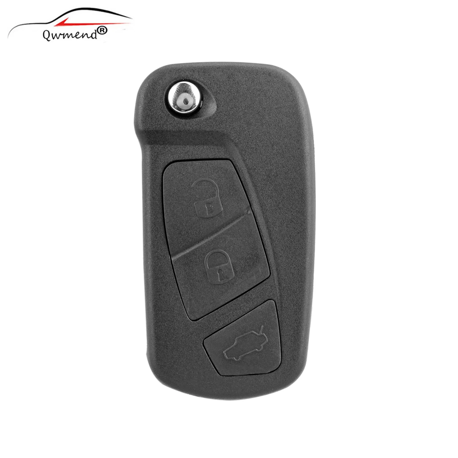 QWMEND-3-Buttons-Replacement-Flip-Key-Shell-Case-Fob-For-Ford-KA-MK2 ...