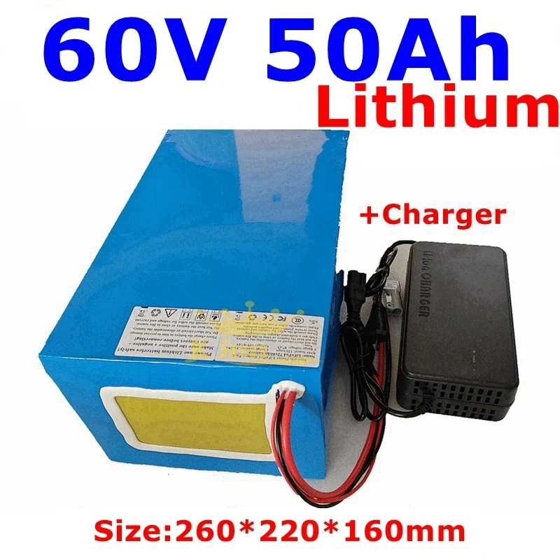 Lithium-60V-50Ah-li-ion-battery-pack-with-BMS-for-4800w-welectric ...
