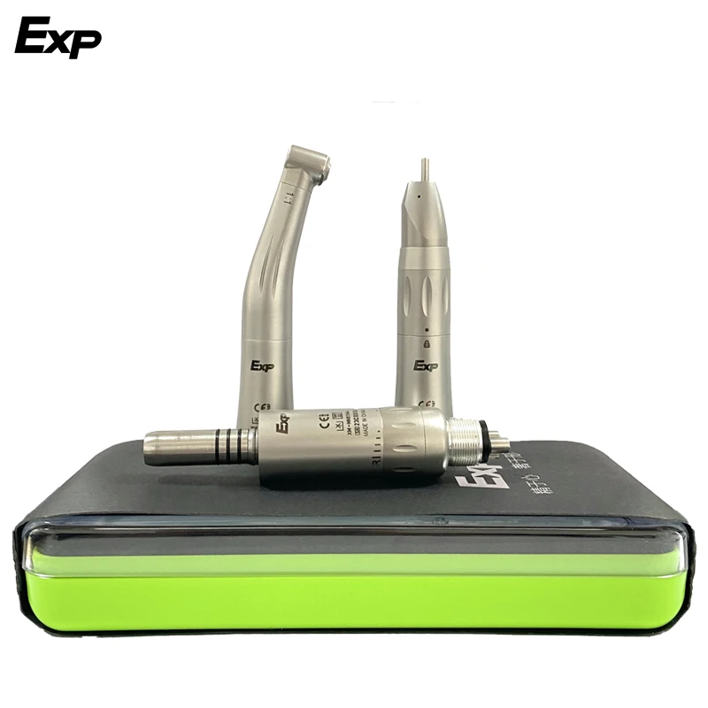 Exp Stainless Steel Dental Low Speed Handpiece Set Straight Contra ...