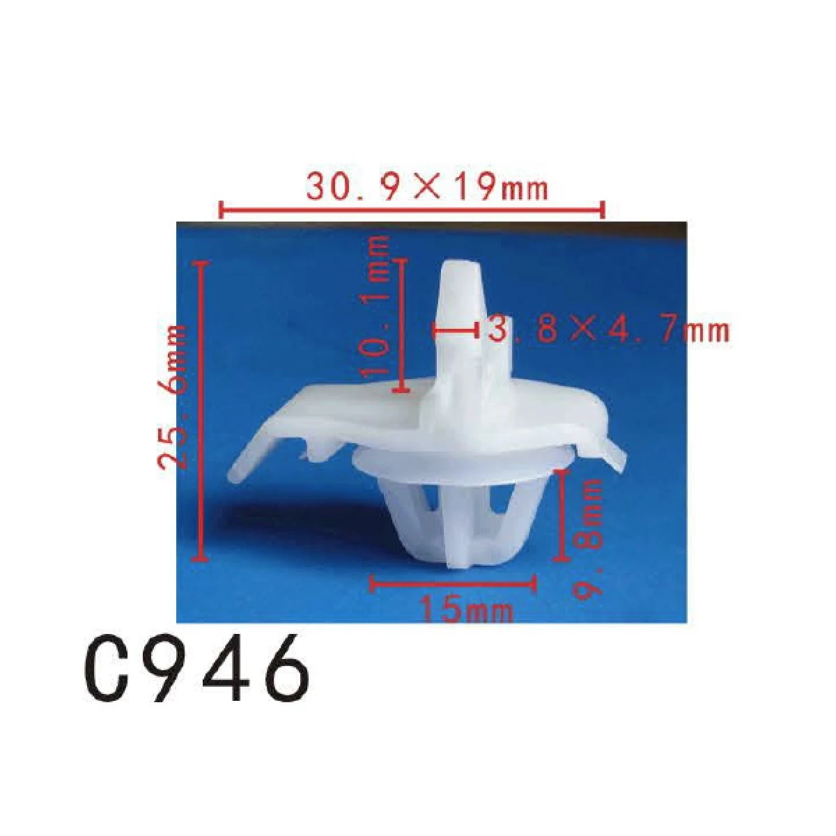 50/100x OEM for Mercedes Body Side moulding Fastener 0019885781 ...