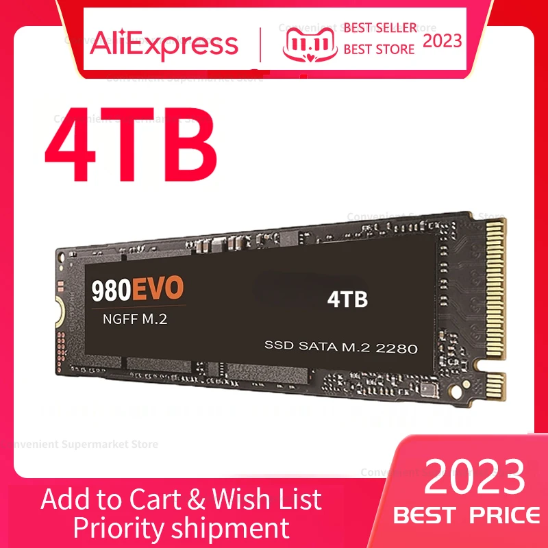노트북 컴퓨터용 내장 솔리드 스테이트 드라이브, SSD 4TB, M2 NVMe, 500GB, 980 EVO 플러스, 1TB HDD 하드 디스크, 970 PRO M.2 2TB ...