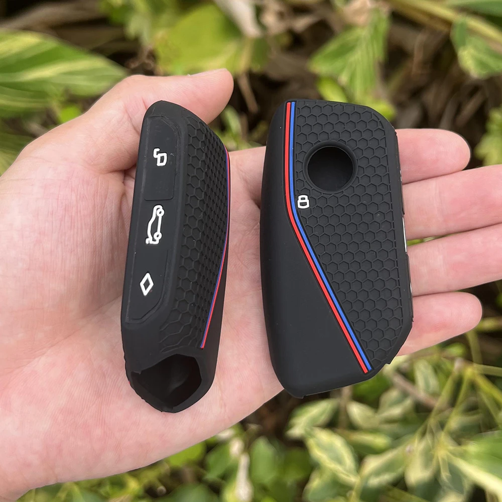 Silicone-Car-Key-Case-Cover-Protect-Shell-Fob-For-BMW-I7-X7-G07-LCI-IX ...