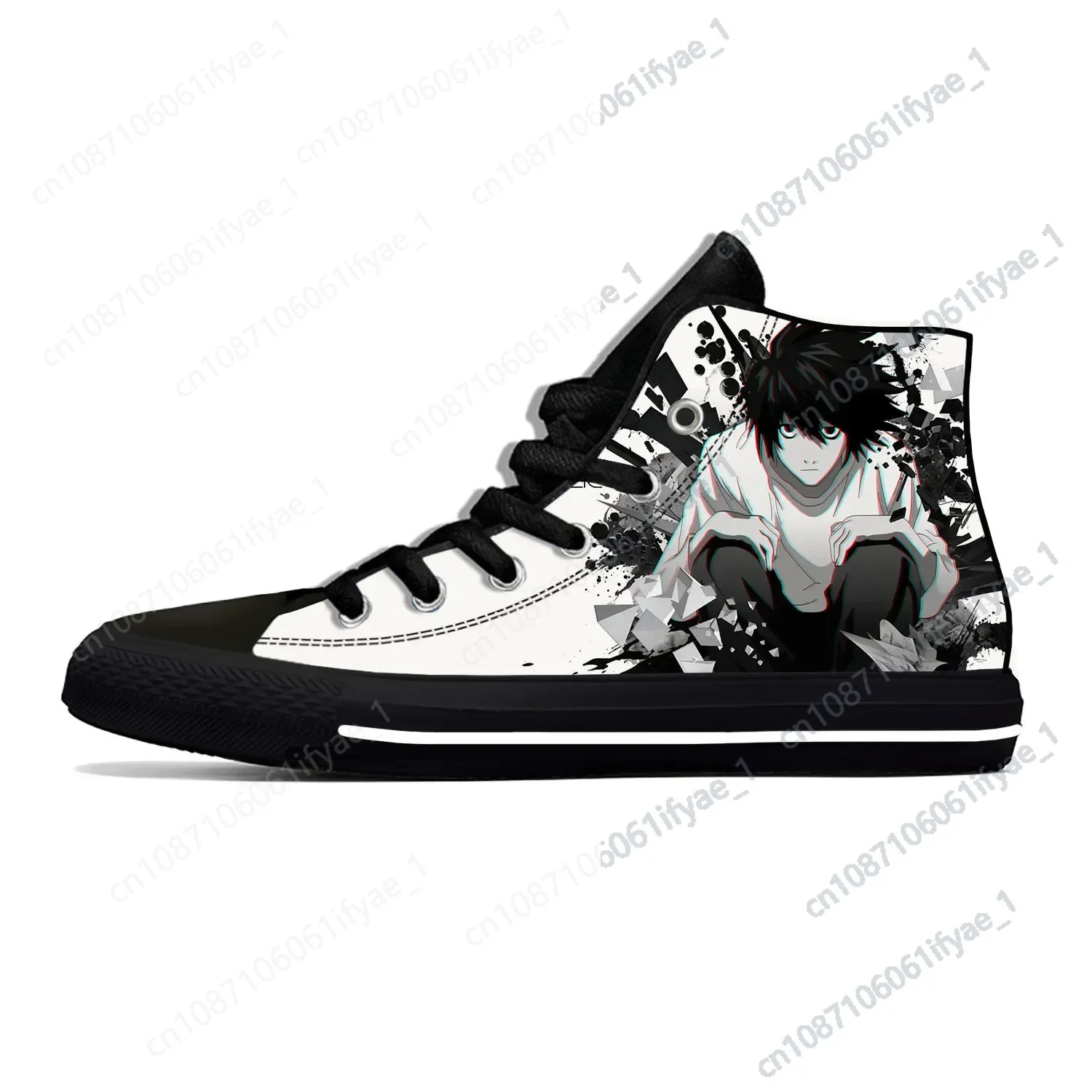 Hot-Cool-Anime-Manga-Cartoon-Death-Note-L-Lawliet-Casual-Shoes-Men ...