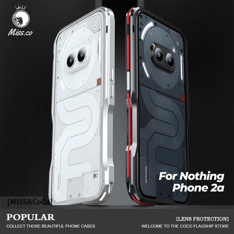 Metal-Border-Phone-Case-For-Nothing-Phone-2a-Phone-Cover-Sharp-edged ...