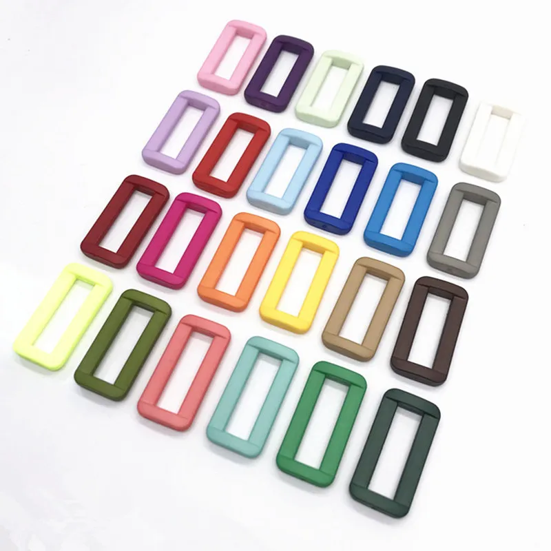 Nylon-Plastic-Rectangle-Square-Ring-Buckles-Loop-Backpacks-Straps-Bag ...
