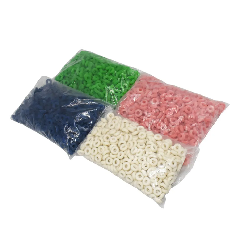 500 Pcs Pig Cattle Sheep Cutting Tail Rubber Rings High Elastic Tendon ...