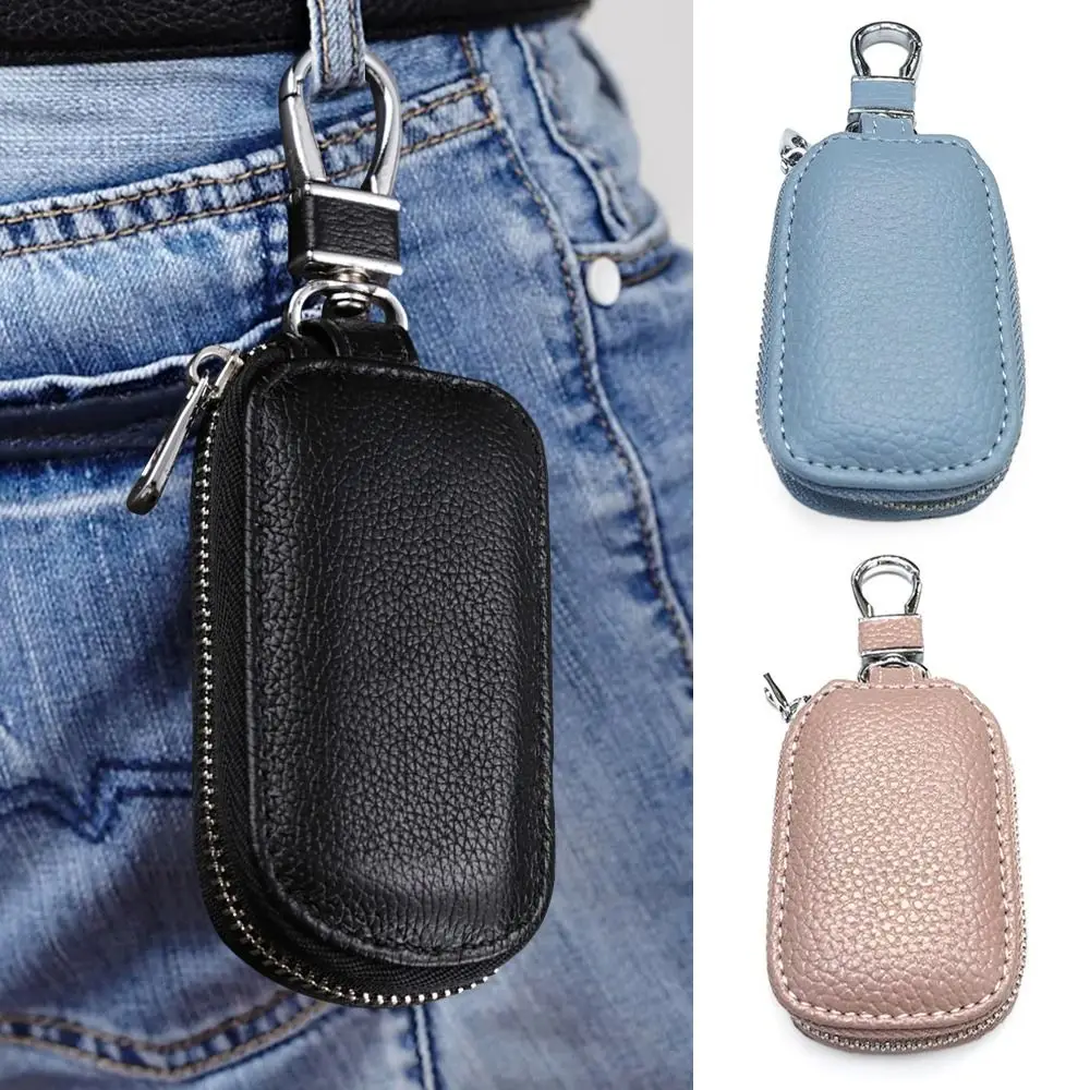 Car-Key-Bag-Leather-Universal-Car-Key-Bag-Zipper-Leather-Car-Key-Bag ...