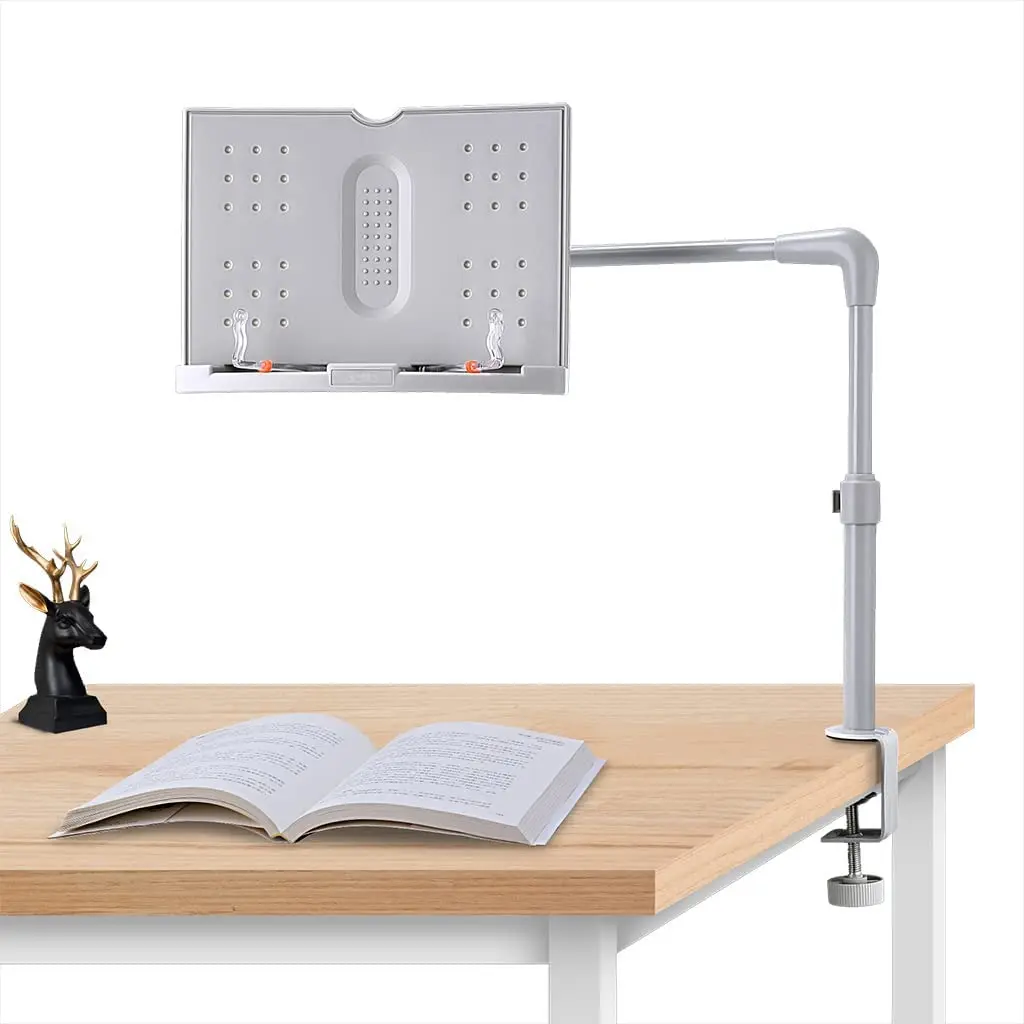 Book-Stand-for-Reading-Adjustable-360-Rotating-Book-Holder-Kids-Reading ...