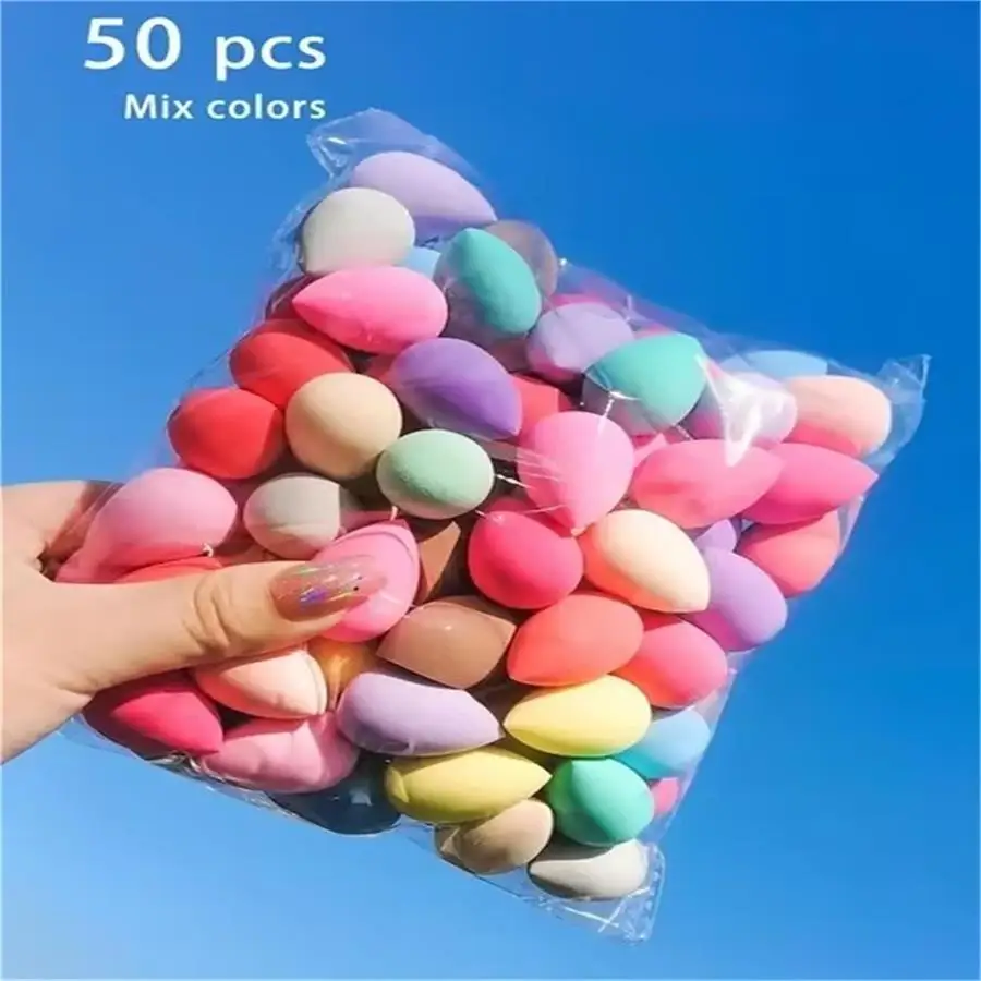50-Mini-Version-Water-Droplet-Beauty-Egg-Makeup-Sponge-Puff-for-Both ...