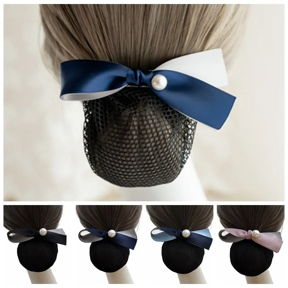 1 Uds. Cubierta de red para el pelo Vintage elegante dulce lazo Clip de ...