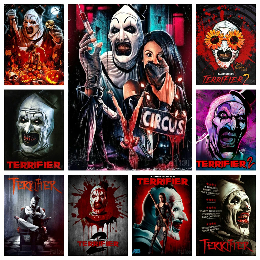 Terrifier-2-Movie-The-Horror-Clown-Diamond-Painting-Art-Classical ...