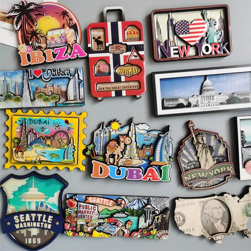 Fridge Magnets New York | Seattle Fridge Magnets | Friends Fridge ...