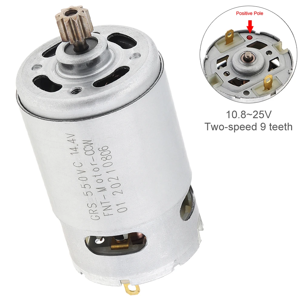 RS550-9-Tooth-DC-Motor-10-8V-25V-21500-25000RPM-9-Teeth-Single-Speed ...