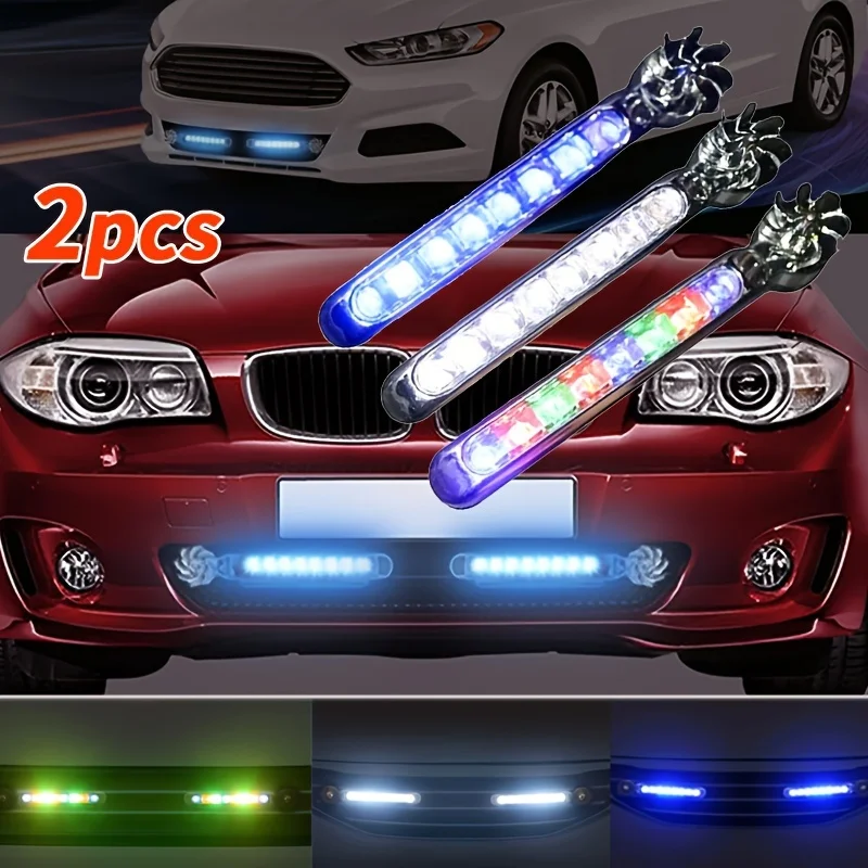 2pcs-Wind-Powered-Car-LED-DayTime-Running-Light-Auxiliary-Lighting ...