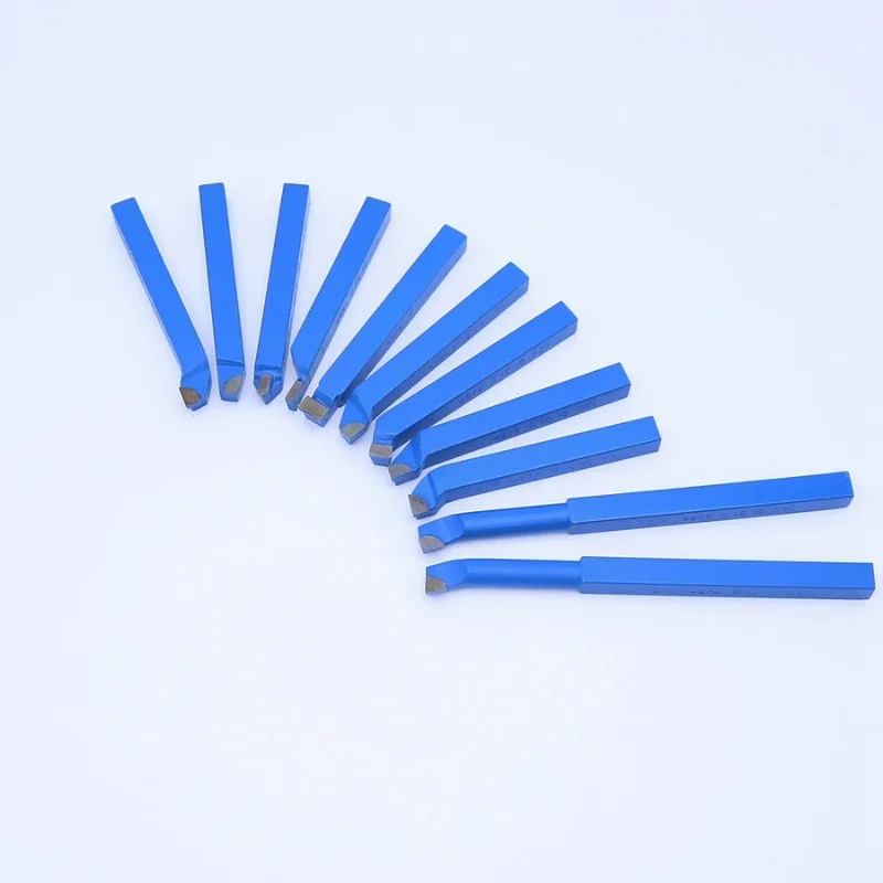 11-piece set of lathe tool bits for turning, brazing, milling, boring ...