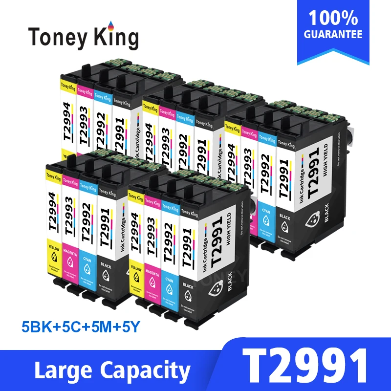 Toney-King-29XL-Ink-Cartridges-For-Epson-T29XL-T2991-29-XL-Replacement ...