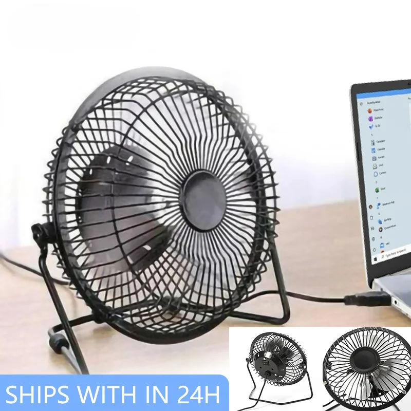 4-inch-USB-Strong-Wind-Silent-MINI-Fan-Desk-360-Degree-Rotatable-Summer ...