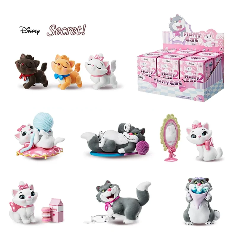 Miniso-caja-ciega-genuina-de-Disney-Cats-Lucifer-y-Marie-Linda-figura ...