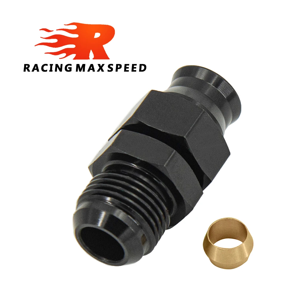 Universal Straight AN8 Male to 5/16 and 3/8 Tube Hose Fitting Adapter ...
