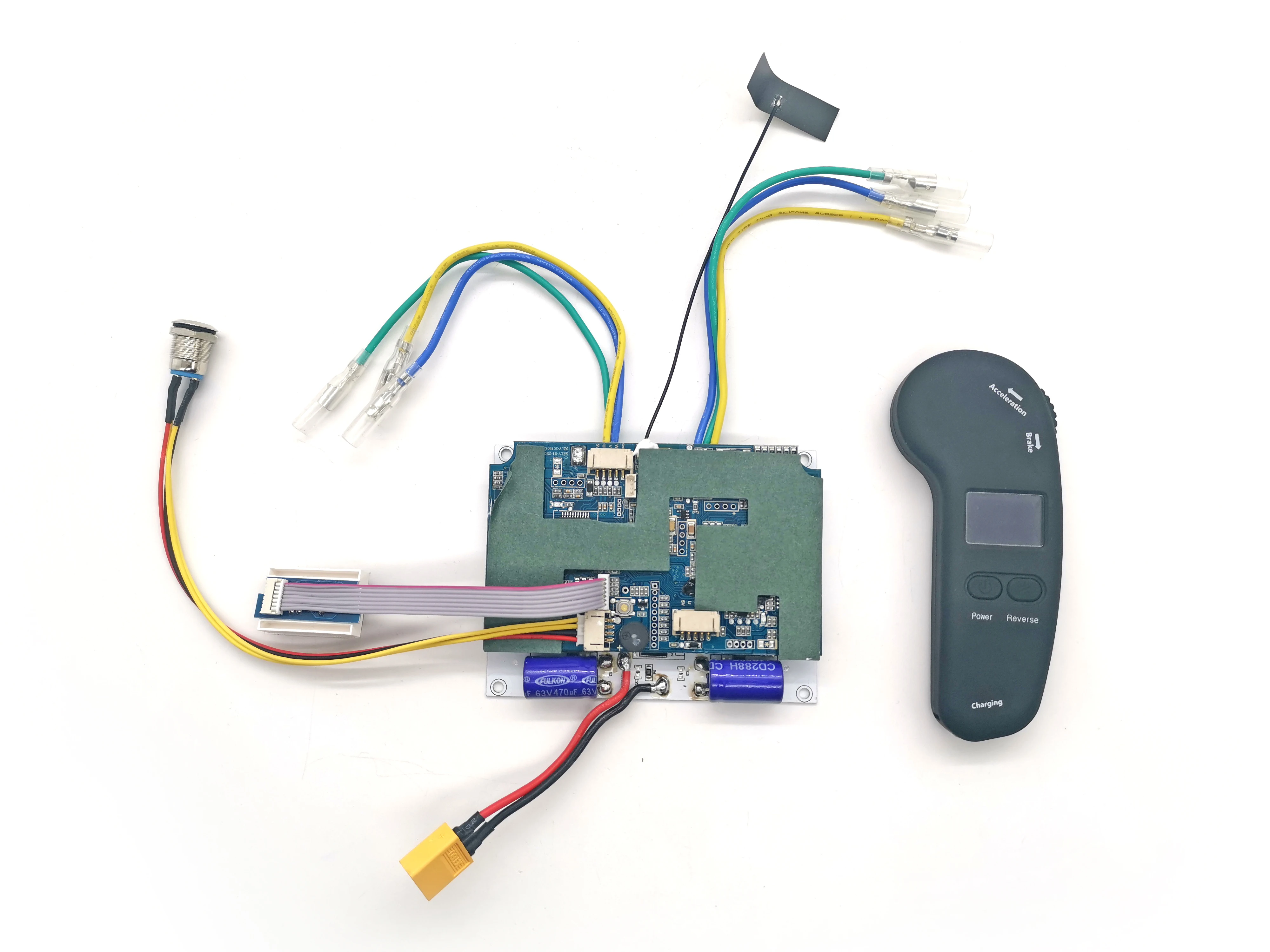 10s 36V Dual Hub Belt Motor Drive ESC 2.4G Remote Control Motor ...