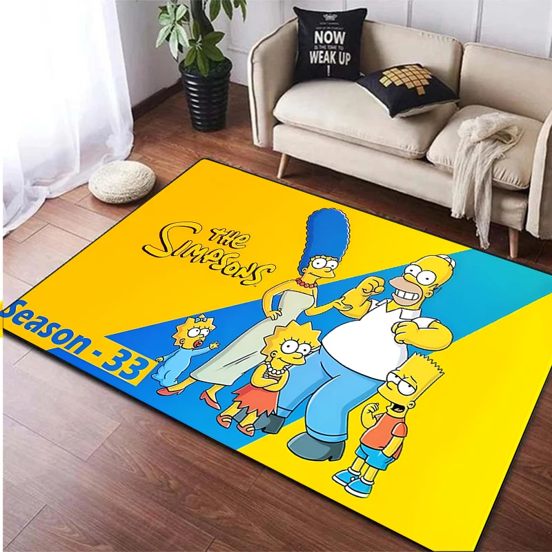 S 심슨 Gebied Tapijt Grote Tapijt Voor Woonkamer Kids Slaapkamer ...