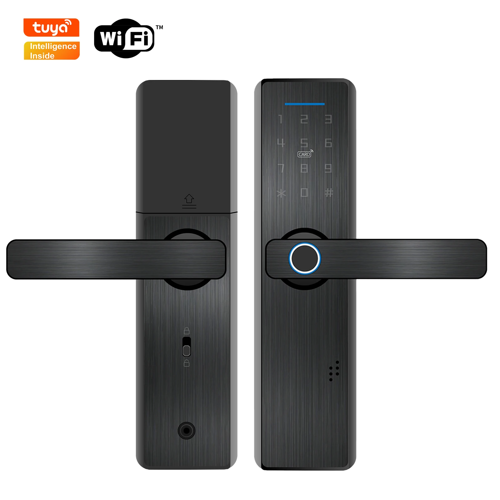 Tuya WIFI Smart Fingerprint Door Lock – Keyless, Remote - CityMshop.com