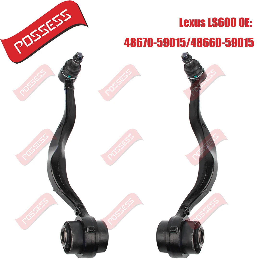 A-Pair-of-Front-Lower-Suspension-Curve-Control-Arm-For-Lexus-LS600 ...